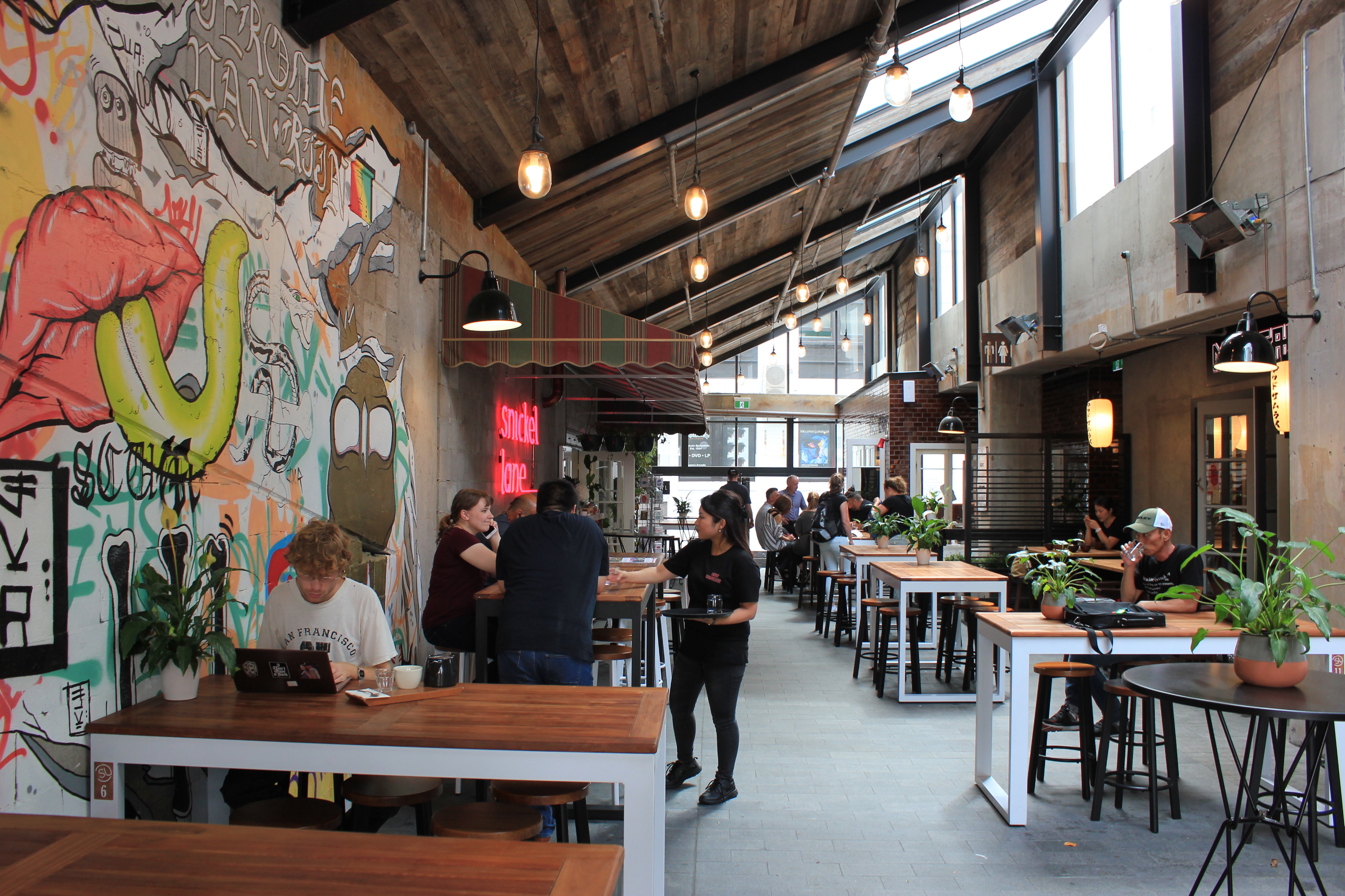 Snickel Lane: a new addition to Auckland's downtown laneway ...