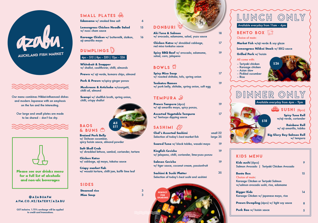 Azabu - Auckland Fish Market | Heart of the City: Auckland's city ...